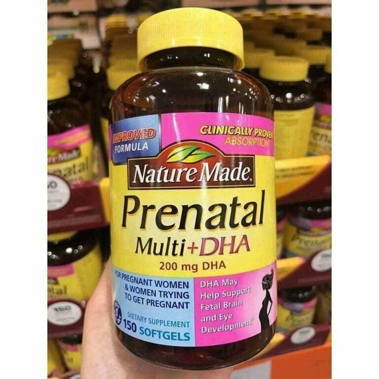 Thuốc cho bà bầu Nature Made Prenatal Multi + DHA có tốt không?