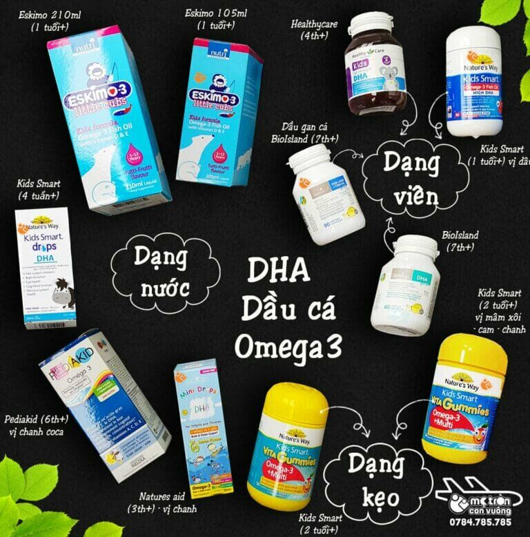 Bổ sung DHA cho bé như thế nào? DHA loại nào tốt